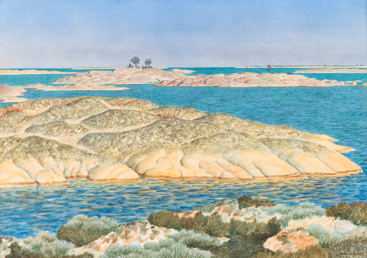 Oskar Bergman 1879 - 1963 | Konstverk Till Salu | Åmells Konsthandel – Åmells Konsthandel AB